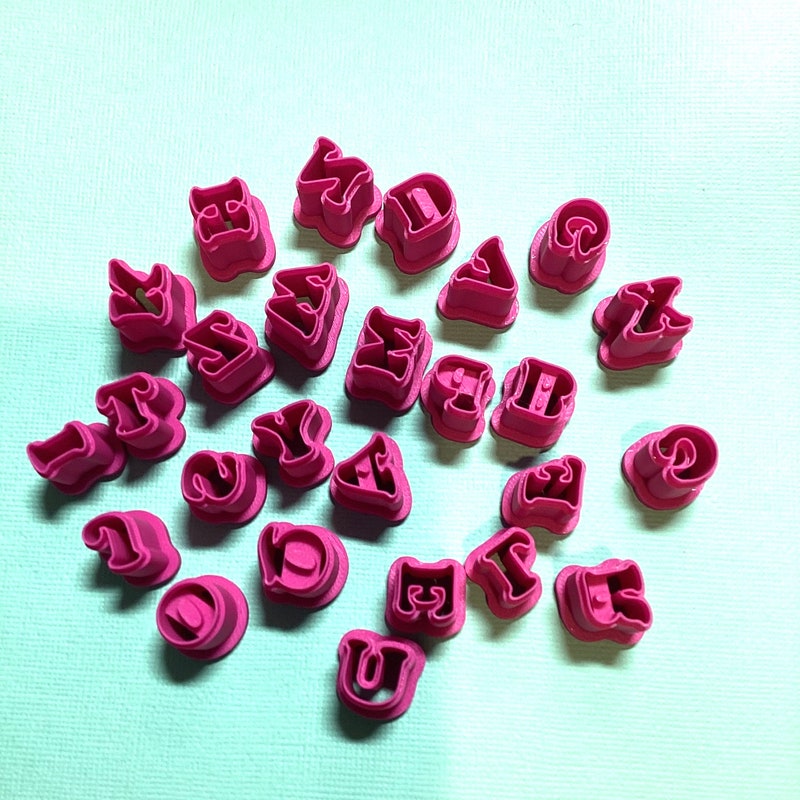 Letter Clay Molds - Etsy