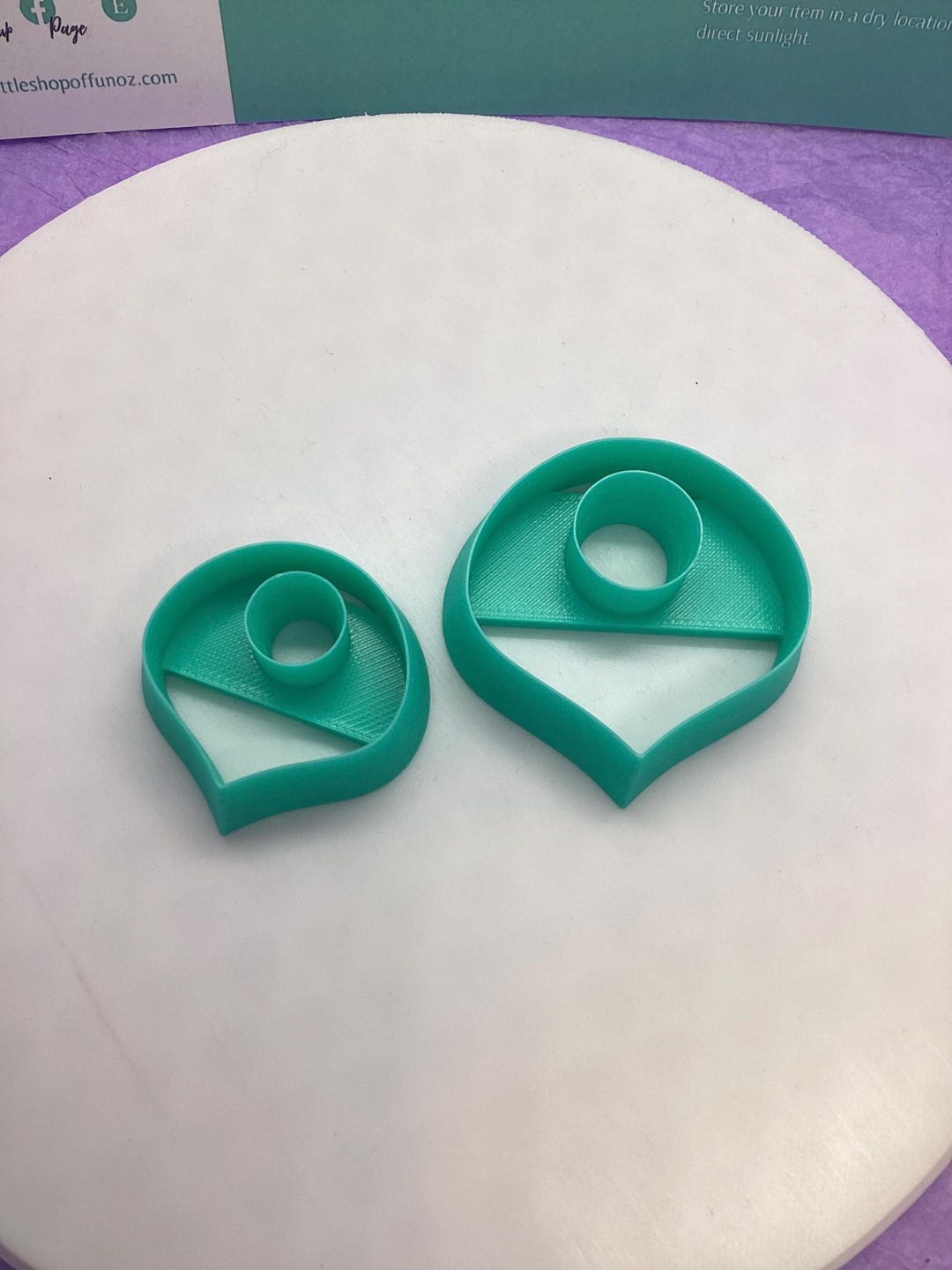 Circular Drop Polymer Clay Cutter, Simple Shape Inspired Polymer Cutter ...