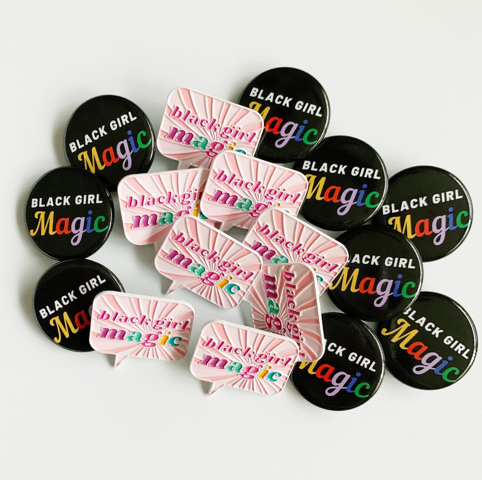 Black Girl Magic Retro Enamel Pin - Etsy