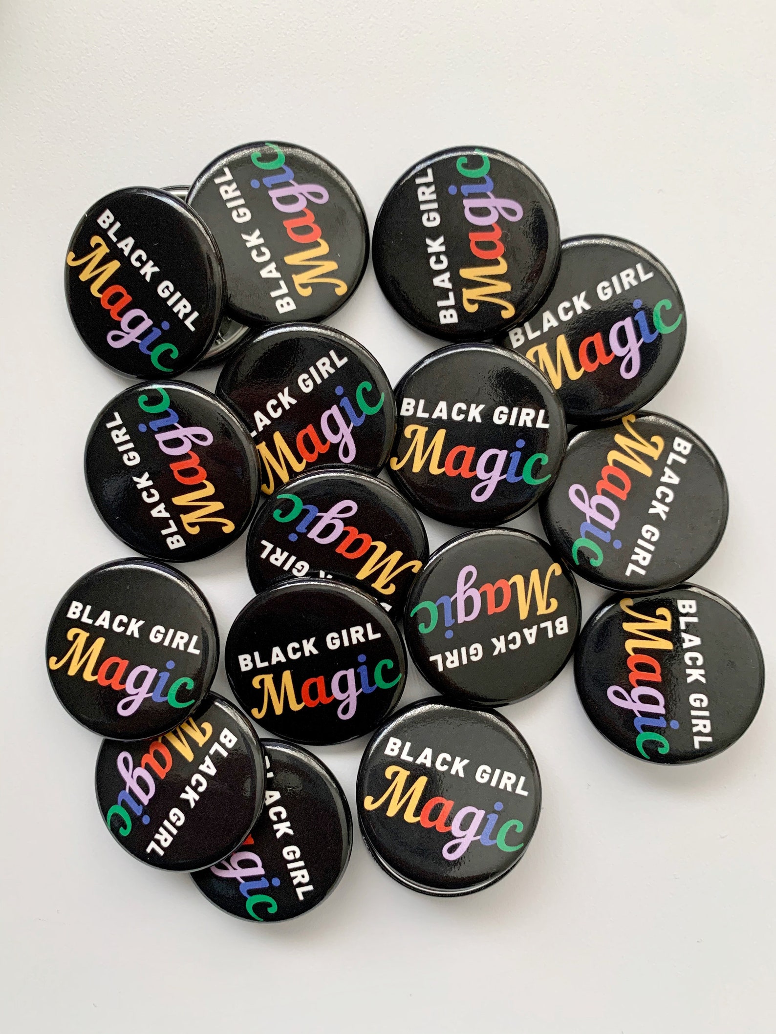 Black Girl Magic Button - Etsy