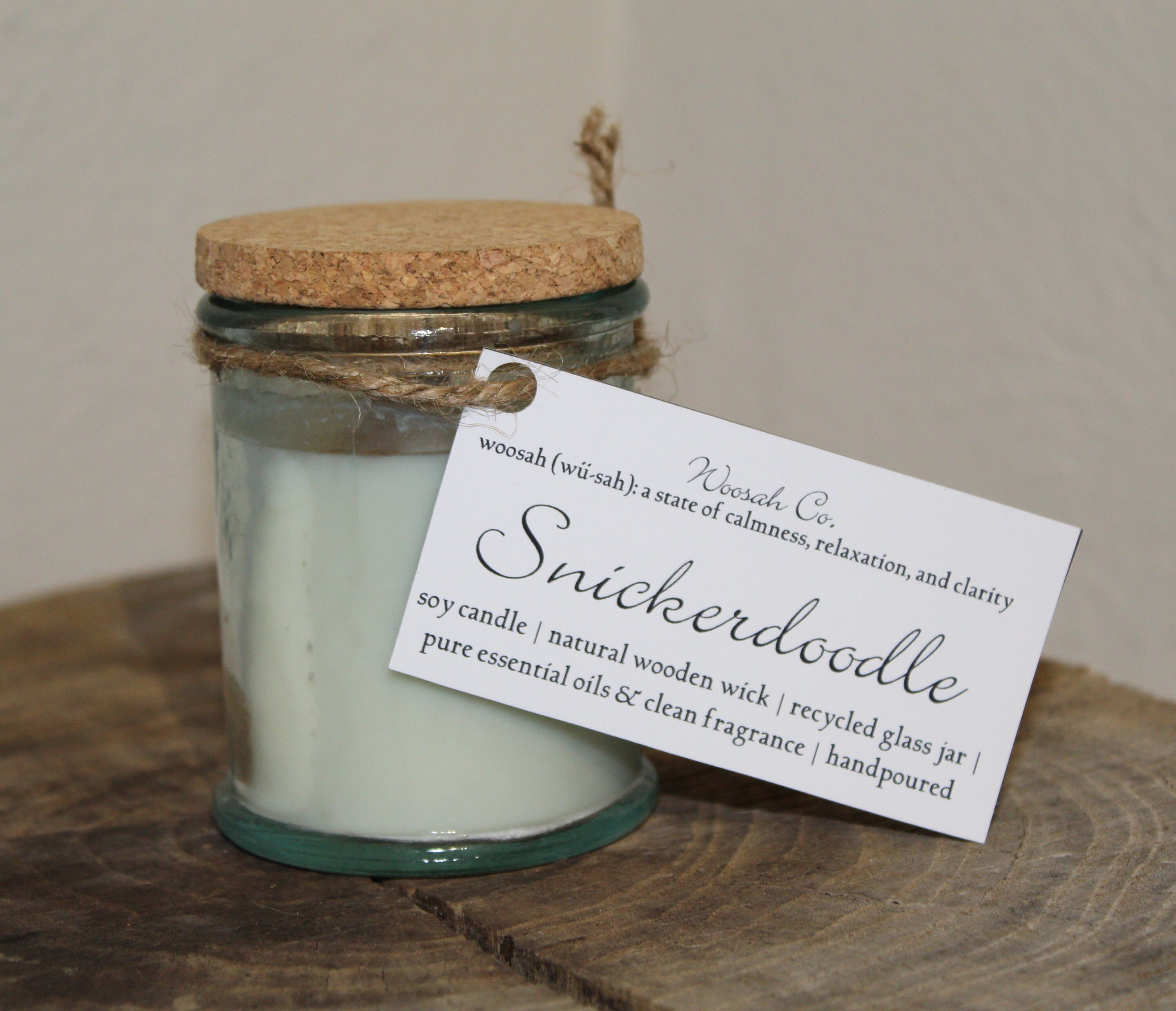 Snickerdoodle Candle Topped with Organic Cinnamon | Etsy