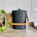Bamboozle Luxury Indoor Food Compost Bin for Kitchen (black Charcoal ...