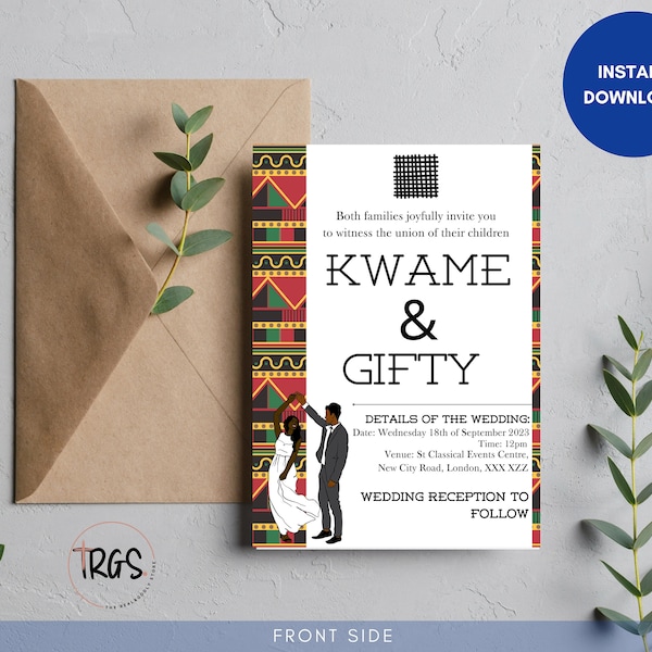 Nigerian Wedding Invitation Cards - Etsy