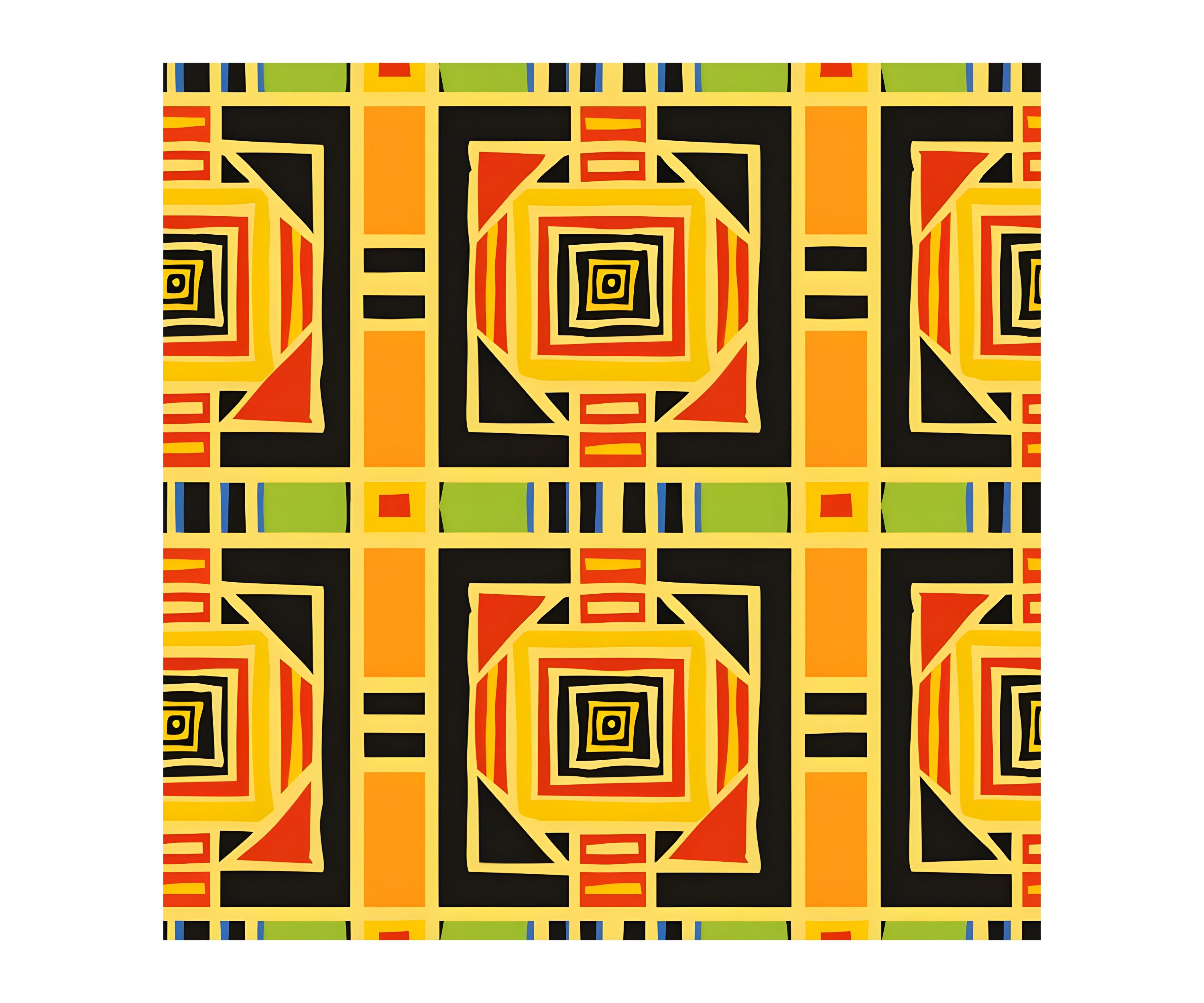 African Pattern | African Kente Pattern | African Digital Pattern ...