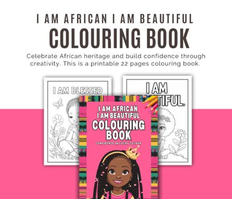 Black Kids Colouring Pages, Black Kids Coloring Book, Black Kids ...