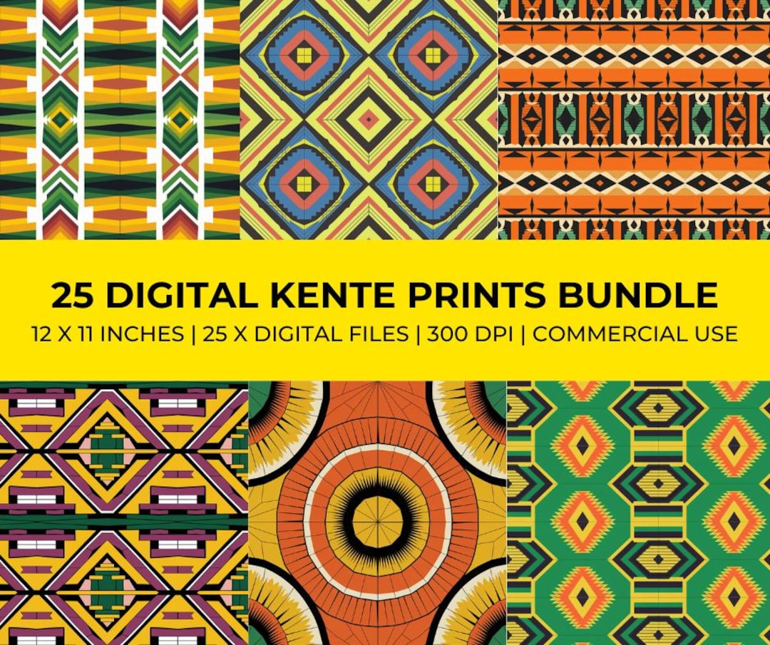 Kente Digital Paper Download, Kente Digital Paper, African Kente Cloth ...