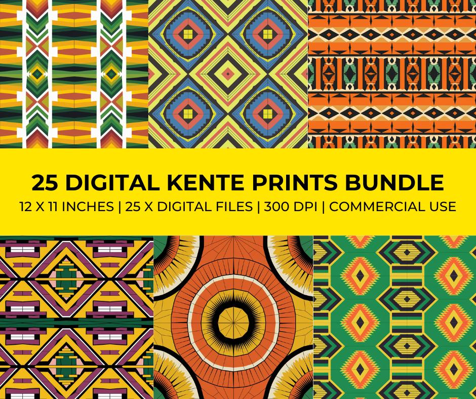 Kente Digital Paper Download, Kente Digital Paper, African Kente Cloth ...