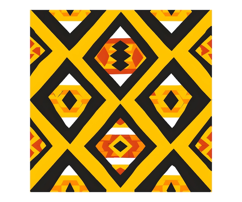 African Pattern | African Kente Pattern | African Digital Pattern ...