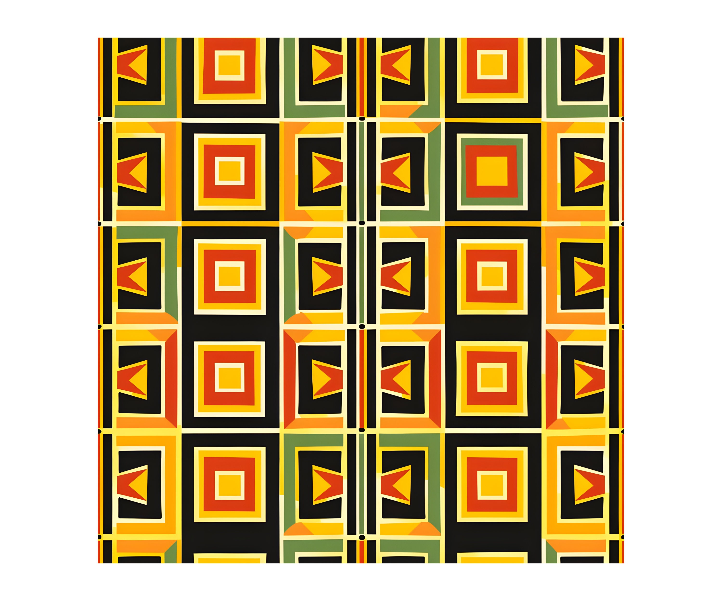 African Pattern | African Kente Pattern | African Digital Pattern ...