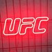 Ufc Neon Sign, Ufc Led Sign, Ufc Neon Light, Ufc Logo Light, Boxing ...