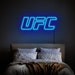 Ufc Neon Sign, Ufc Led Sign, Ufc Neon Light, Ufc Logo Light, Boxing ...