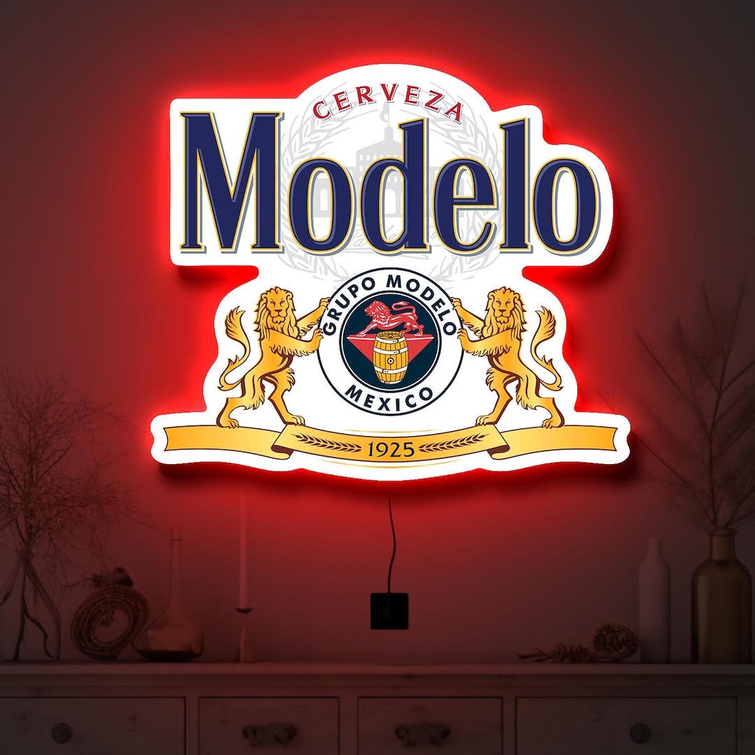 Modelo Neon Sign, Modelo Beer Wall Decor, Modelo Logo Lighted, Modelo ...