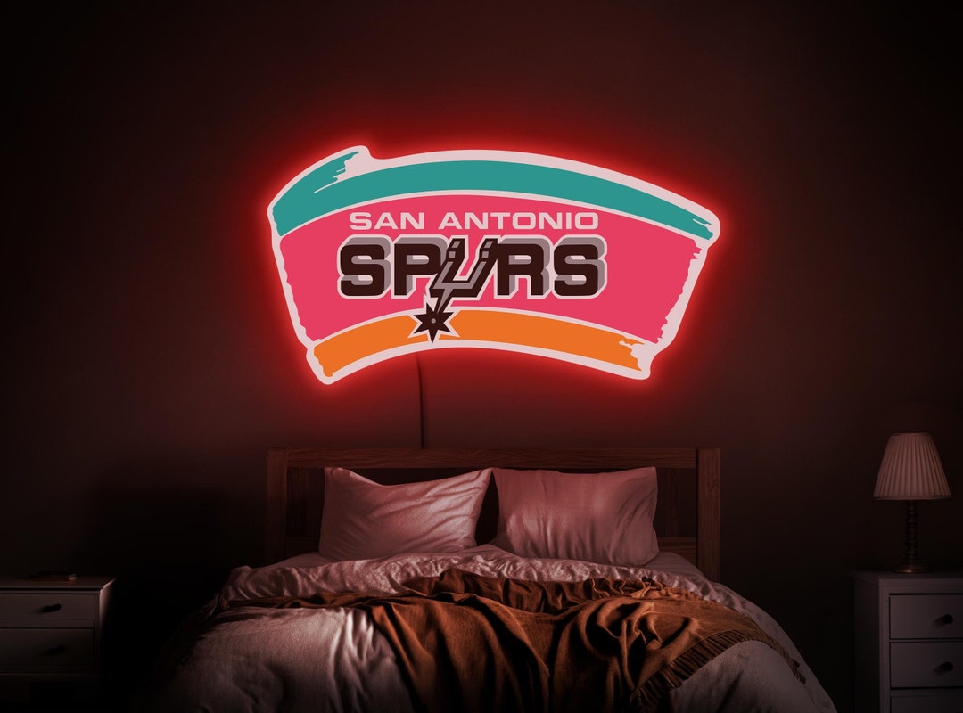 San Antonio Spurs Led Sign, SA Spurs Logo, Basketball Team Sign, San ...