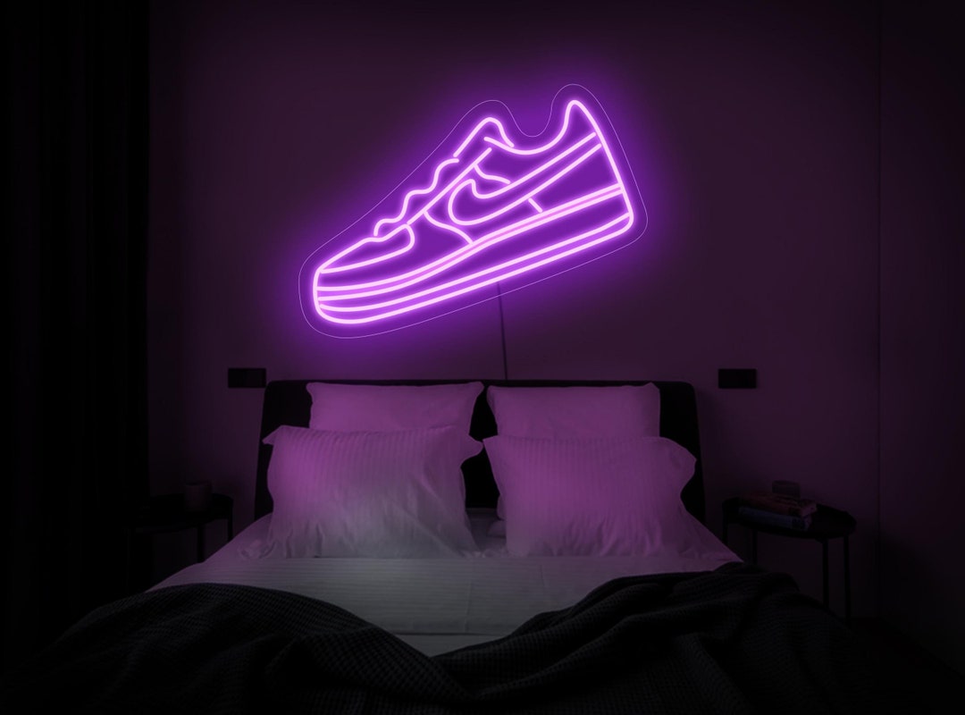 Sneakers Neon Sign, Shoes Neon Sign, Sneakers Led Sign, Trendy Neon ...