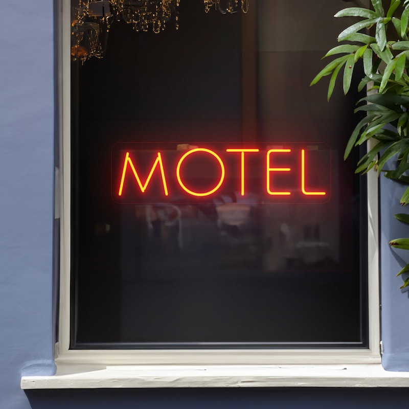 Neon Motel Sign - Etsy