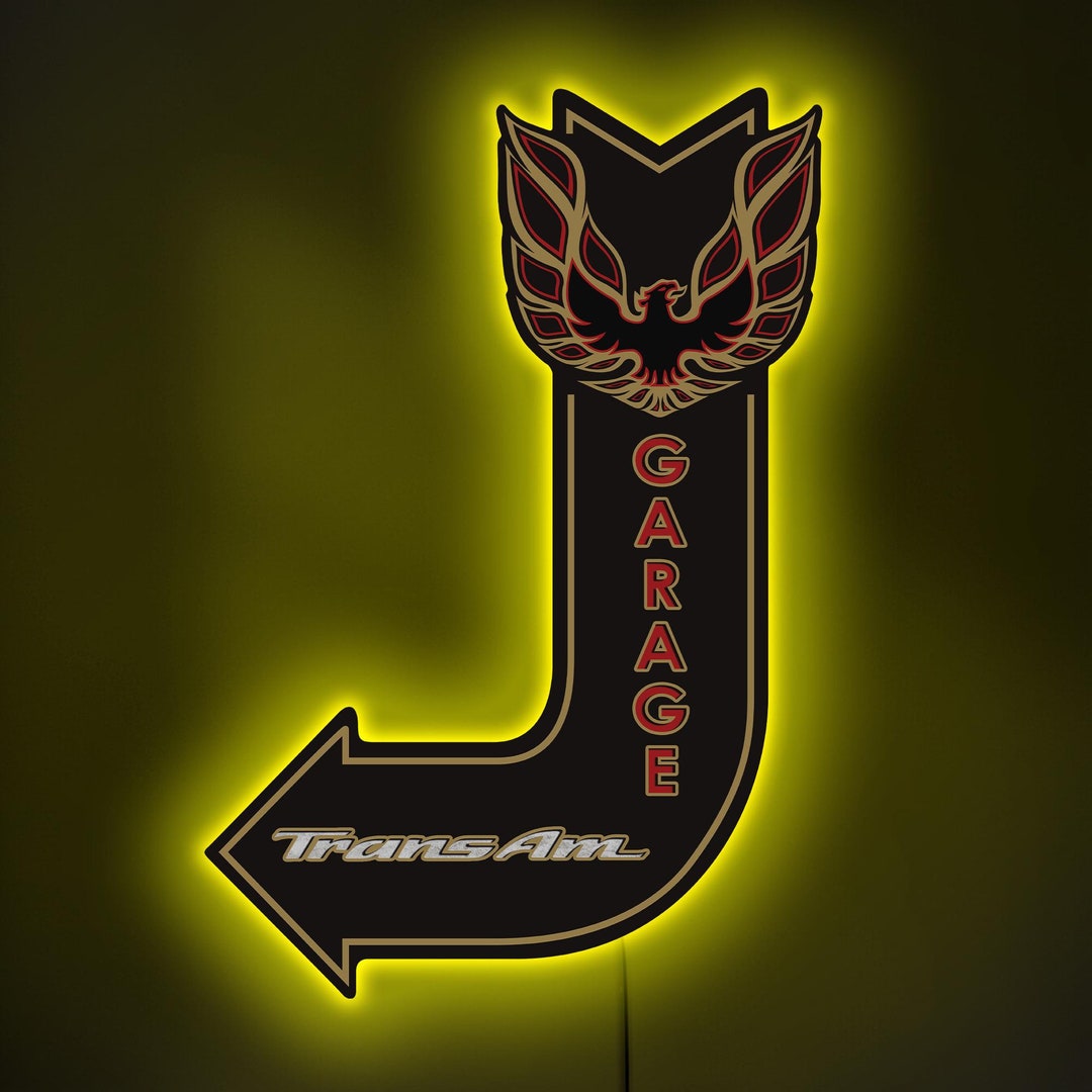 Pontiac Trans Am Neon Sign, Firebird Trans Am Sign, Pontiac Trans Am ...
