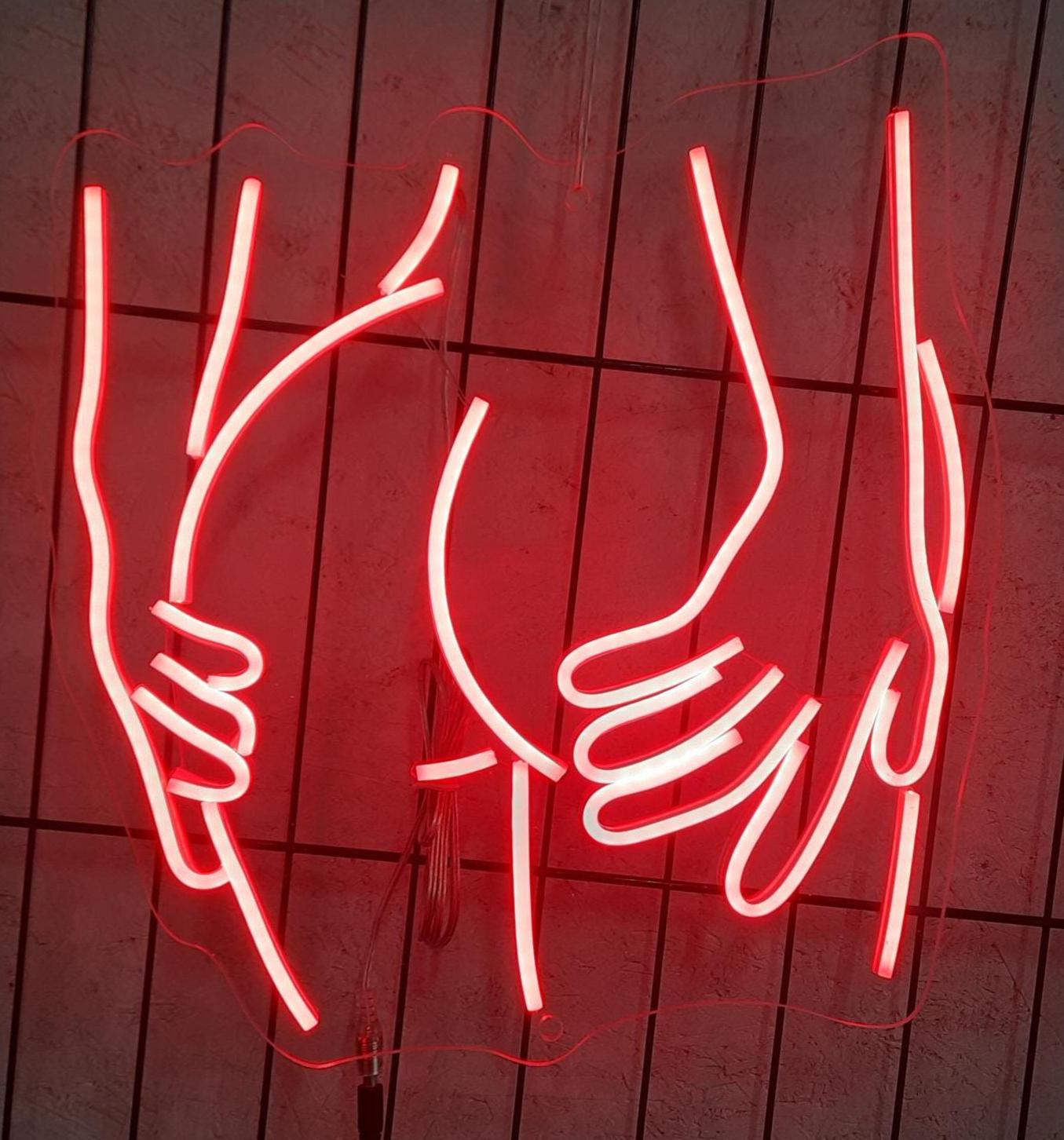 Woman Body Neon Sign, Booty Neon Sign, Body Light Sign, Butt Neon Sign ...