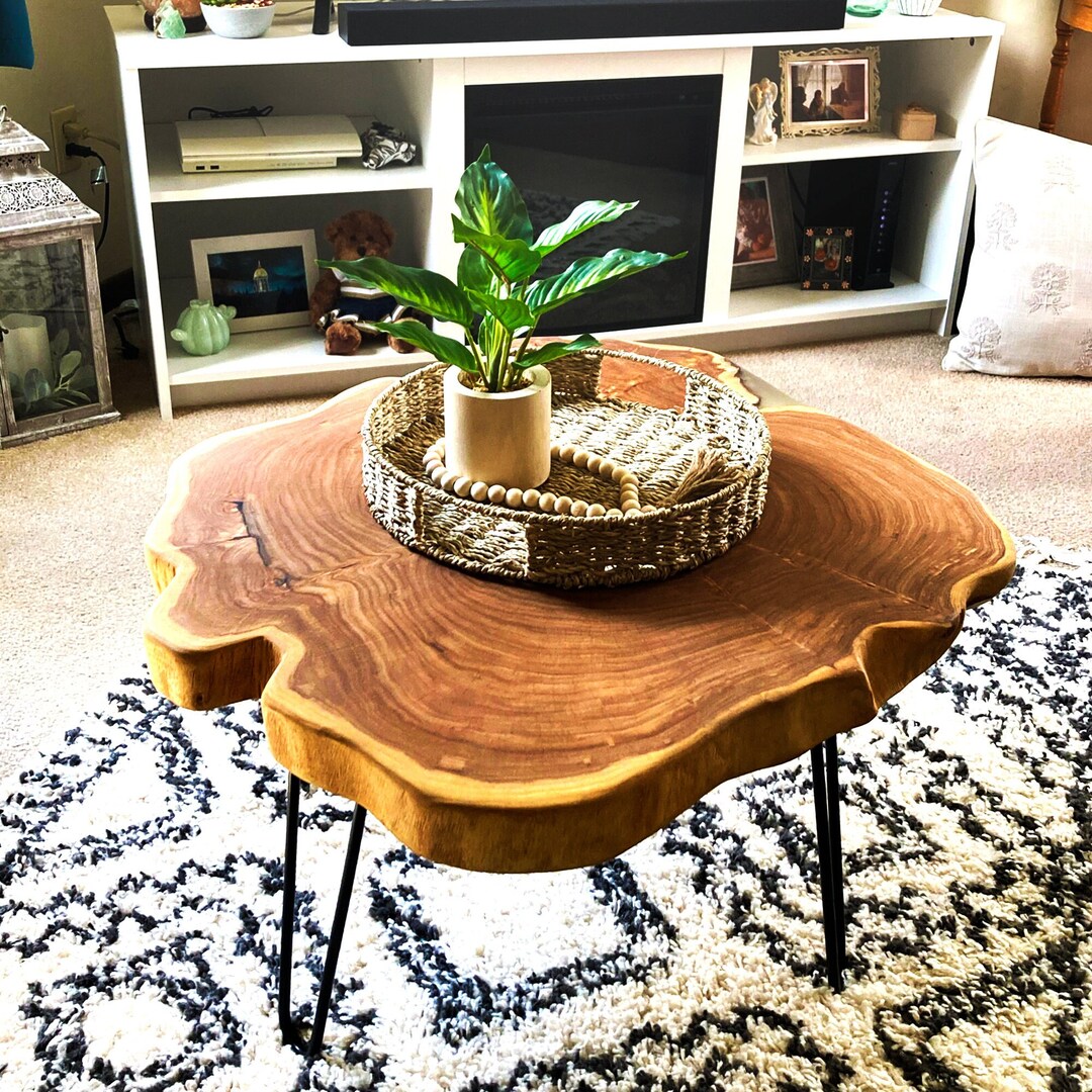Live Edge Coffee and End Tables Custom Live Edge Coffee - Etsy