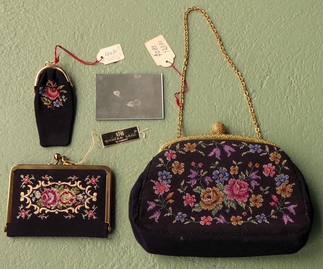 Beautiful Original Vintage 60ies / 70ies GOLDEN SEAL Bag Set - Etsy