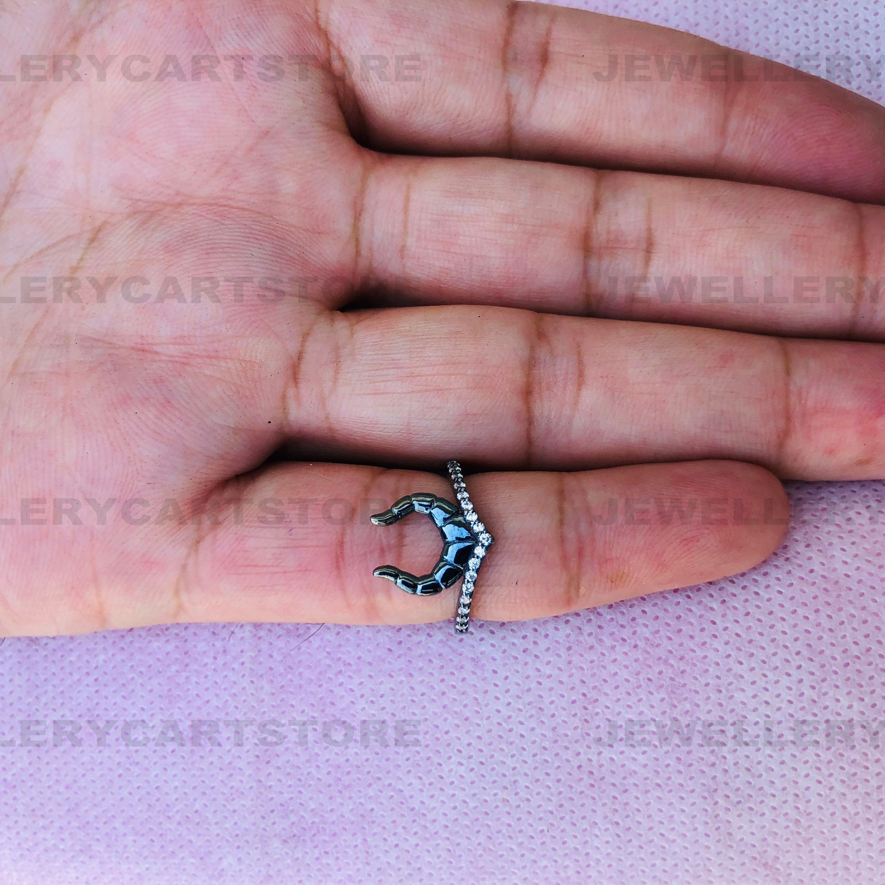 Enchanted Villains Maleficent Ring White Diamond Ring Gothic - Etsy