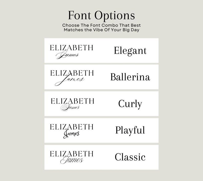 Personalized Tented Wedding Place Cards - Elegant Calligraphy, Meal ...