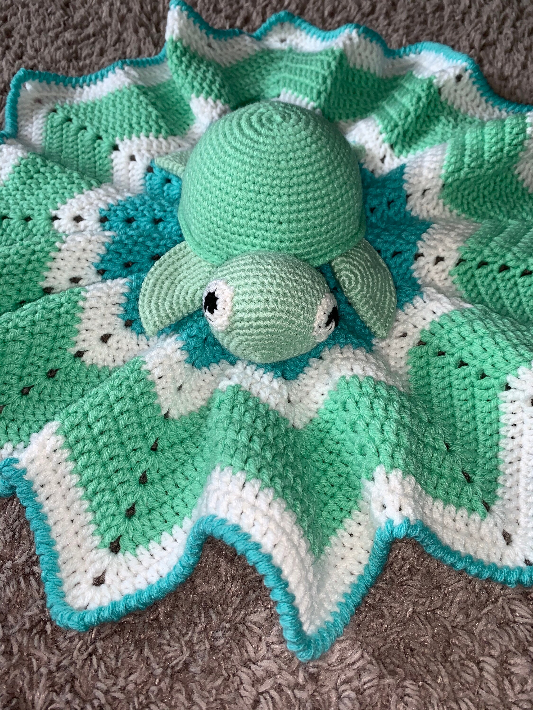 Turtle Lovey Crochet Pattern - Etsy