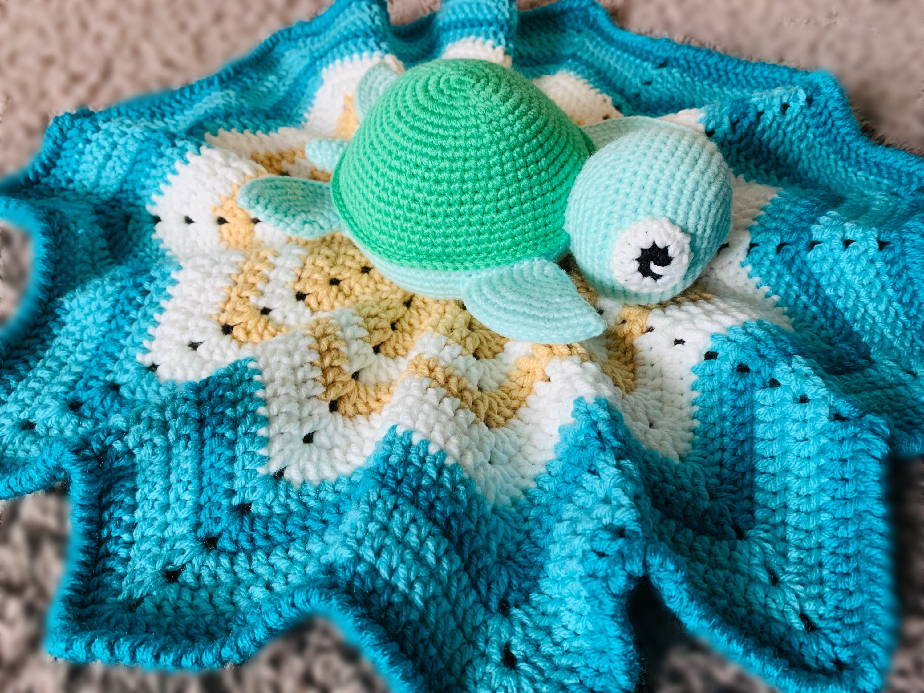 Turtle Lovey Crochet Pattern - Etsy