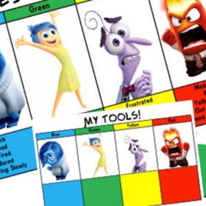 Inside Out Zones of Regulation Posters Printable Great for Teachers and ...