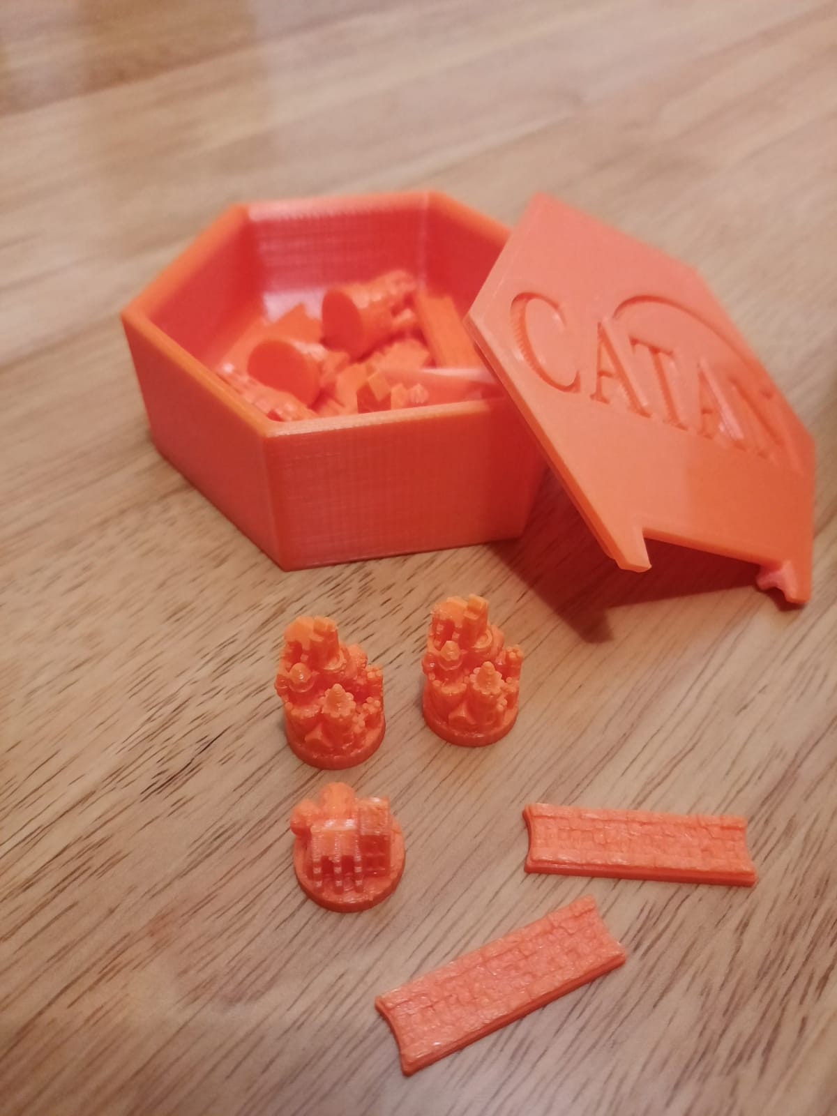 Catan Playing Pieces 3D Printed With Case - Etsy