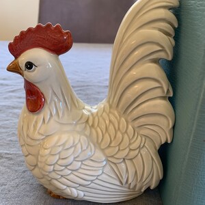 Fitz & Floyd Chicken Figurines Matching Set of Two White Ceramic - Etsy