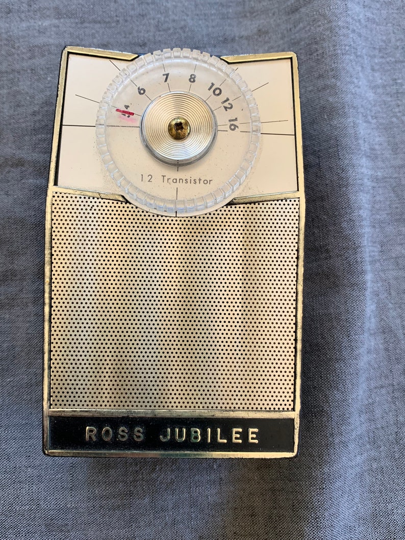 Ross Jubilee Transistor Radio 1960s - Etsy