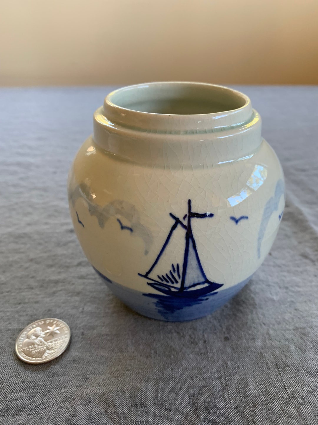 Vintage Delft Pot- Pre WWII - Etsy