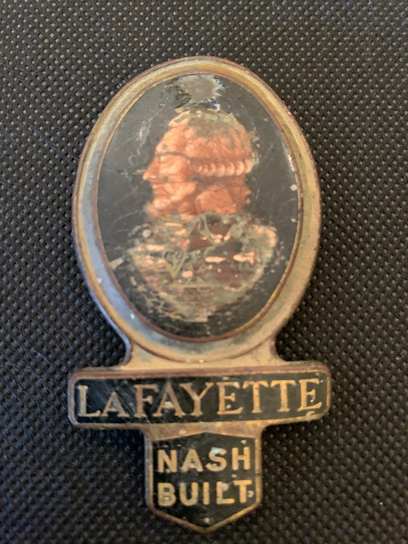 1935 Lafayette Nash Built Emblem Badge Enamel Ornament - Etsy