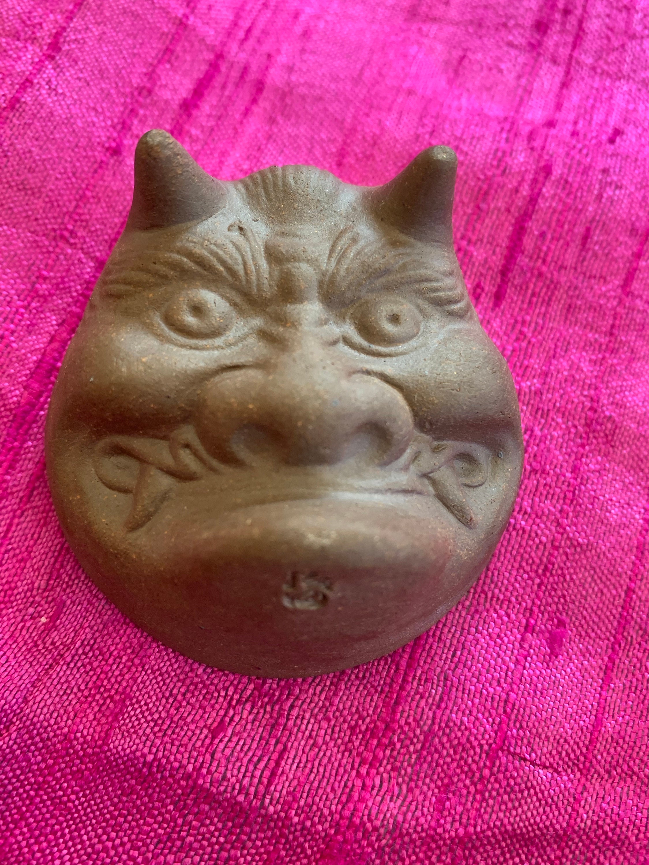 Japanese Two-faced Dish of Devil and Fair Maiden - Etsy UK