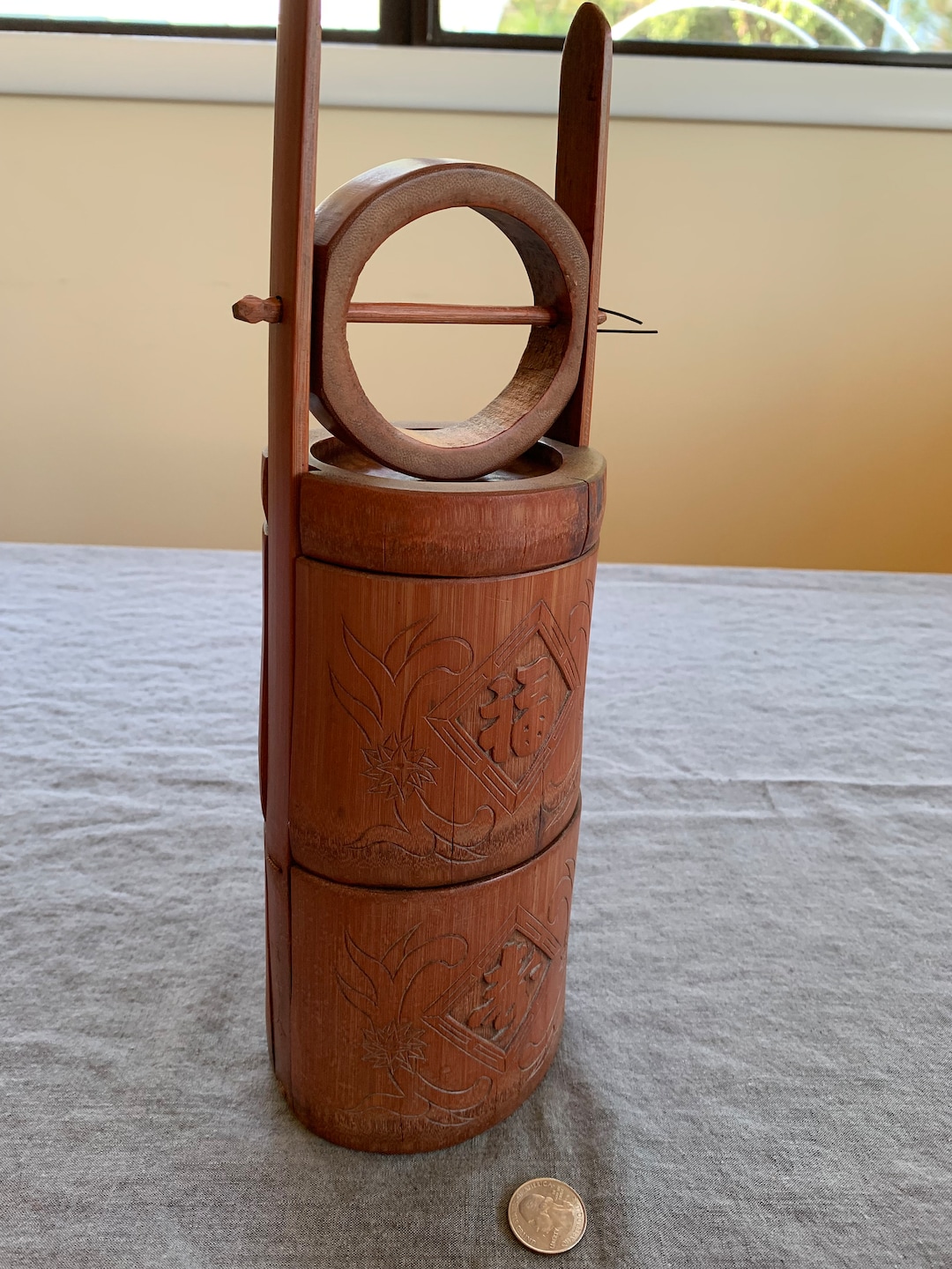 Chinese Tiffin Box Bamboo Box Container Basket - Etsy