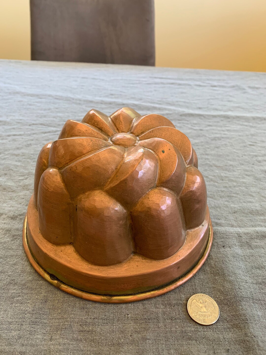 Victorian Antique 5" Copper Jelly Cake Dessert Planished Mold Mould - Etsy