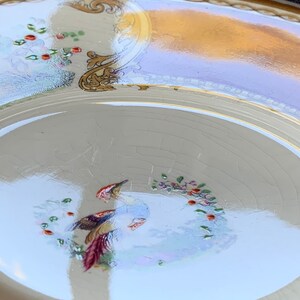 Staffordshire Bone China Plate "chelsea Bird" - Etsy