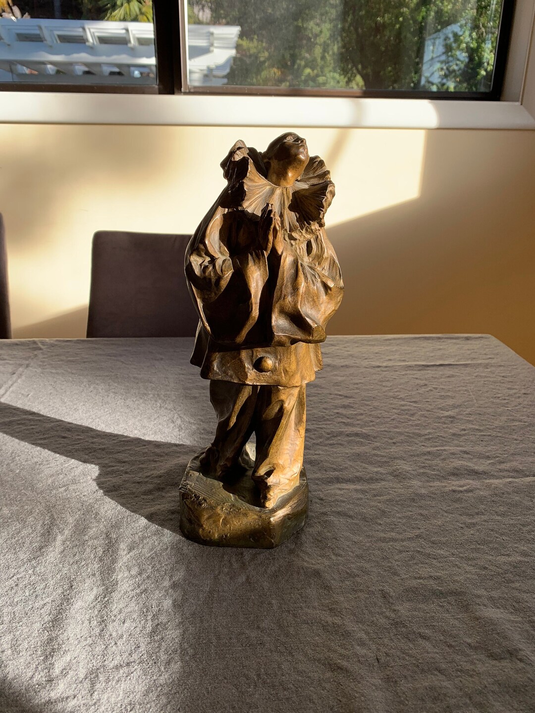 Lucien Alliot French Bronze Sculpture - Mime - Etsy