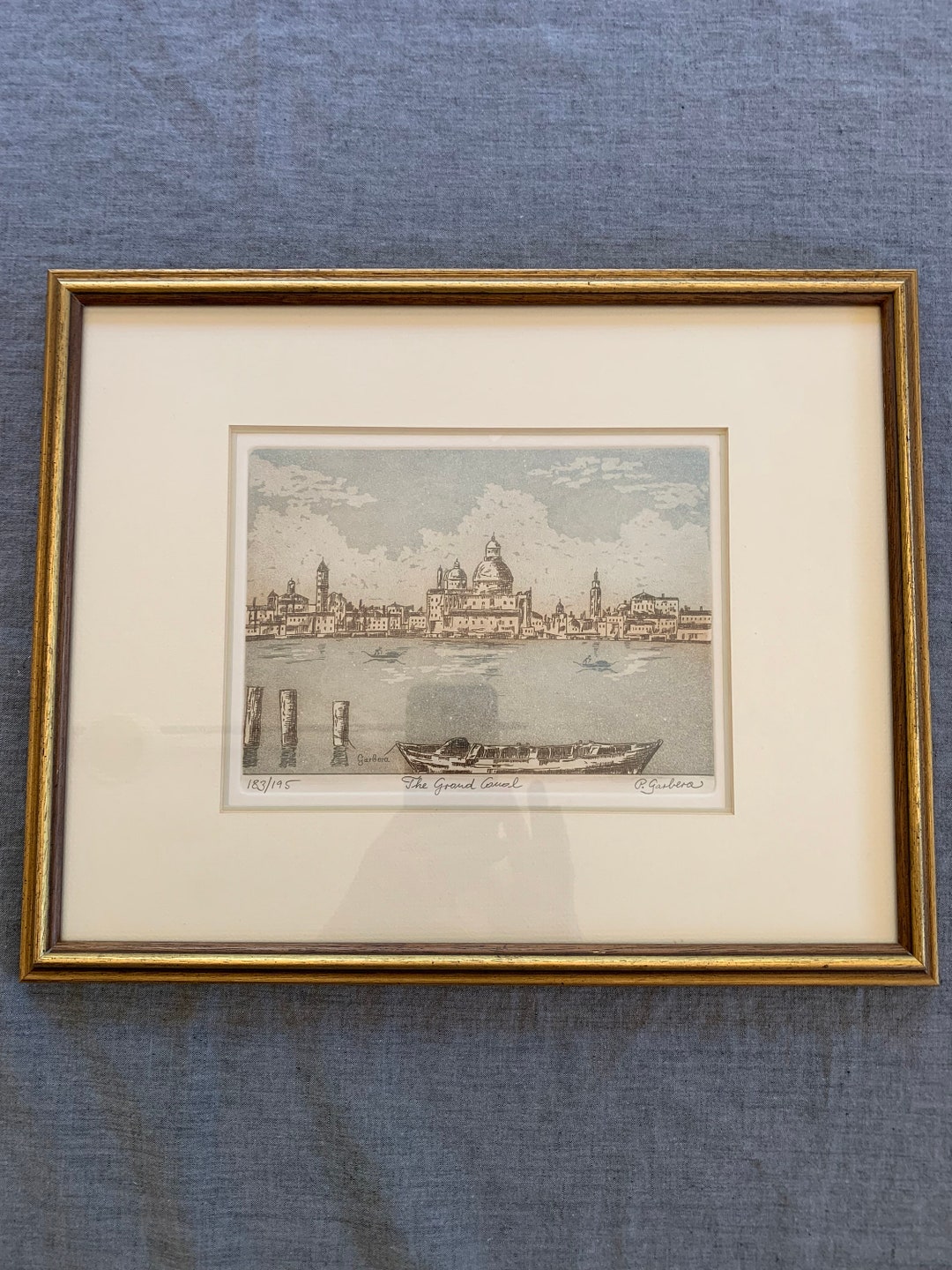 Etching of Grand Canal Venice by Peter Garbera - Signed - Etsy