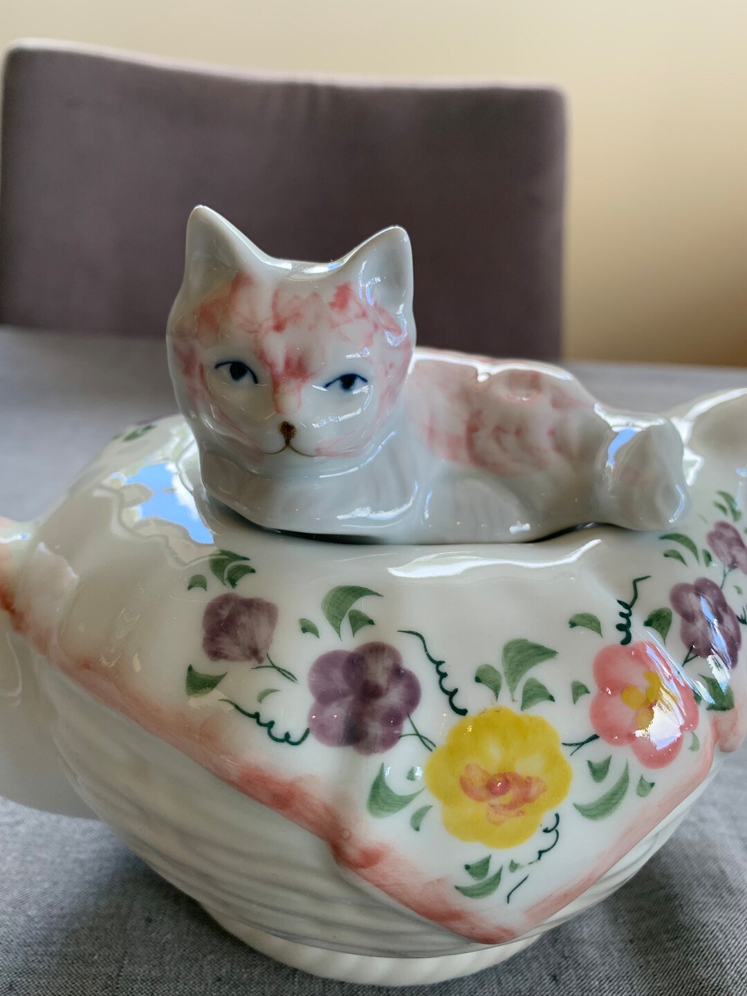 Kitty Teapot - Etsy