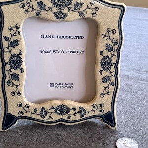 Porcelain Blue and White Picture Frame - Etsy