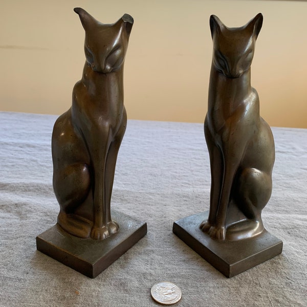 Cat Bookends - Etsy