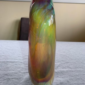 Art Glass Vase Signed Eric Lovell 1977 - Etsy