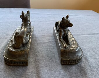 Armor Bronze Bookends - Etsy