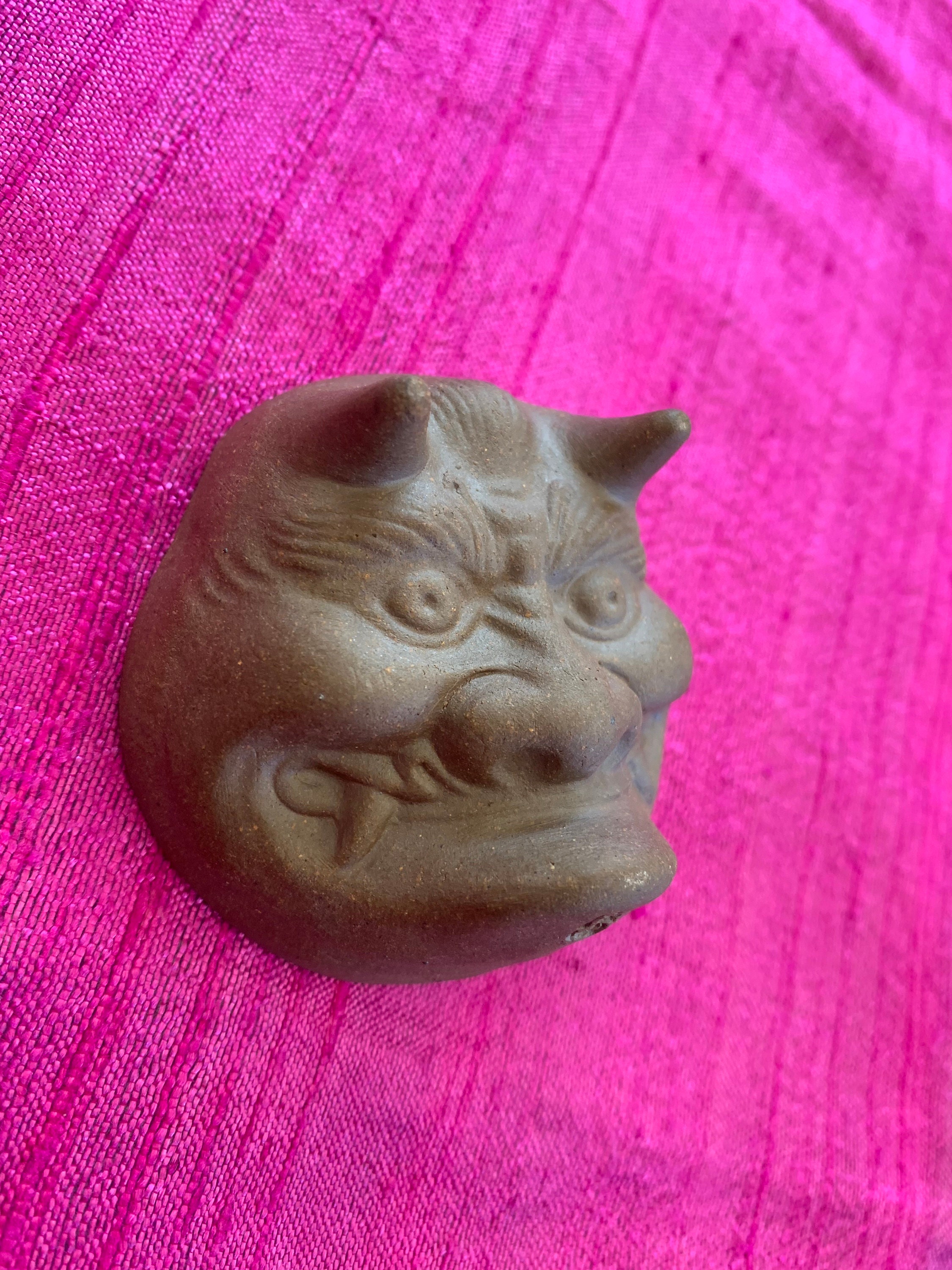 Japanese Two-faced Dish of Devil and Fair Maiden - Etsy UK