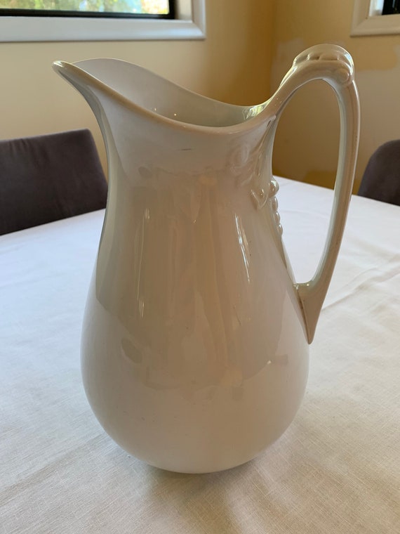 1870s Royal Ironstone China Extra-large Pitcher Victorian | Etsy