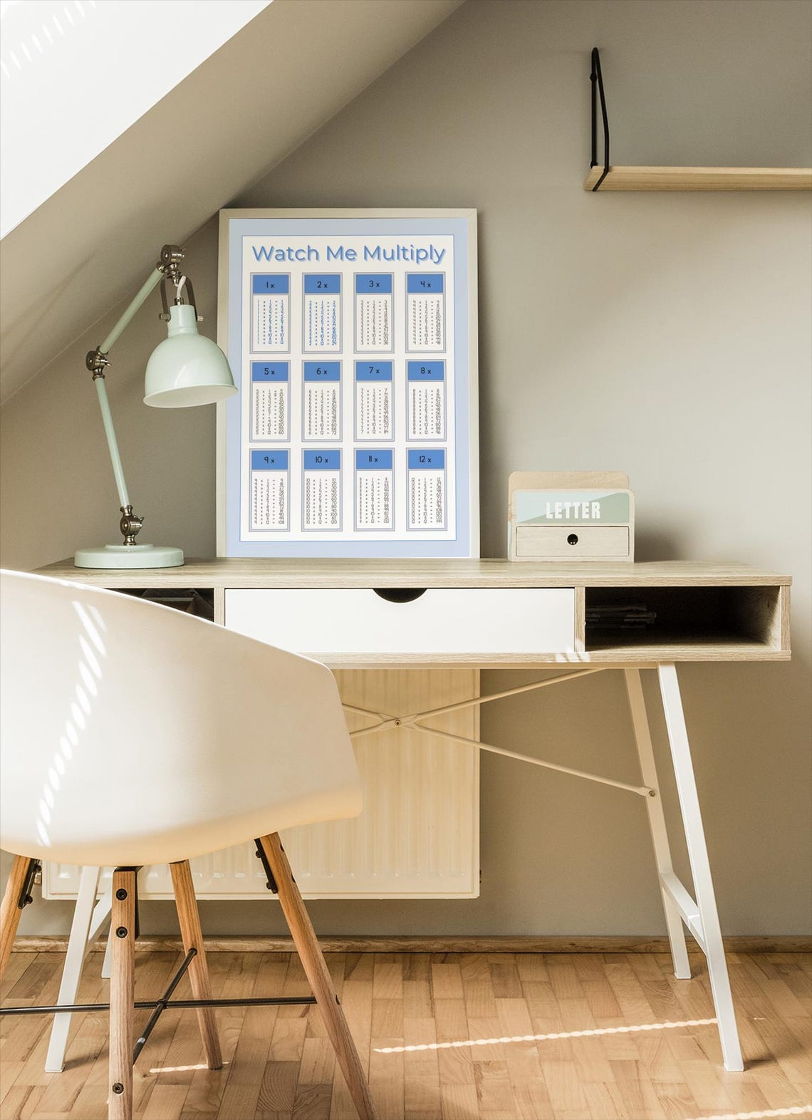 Watch Me Multiply - Blue Times Table Chart | Printable Multiplication ...