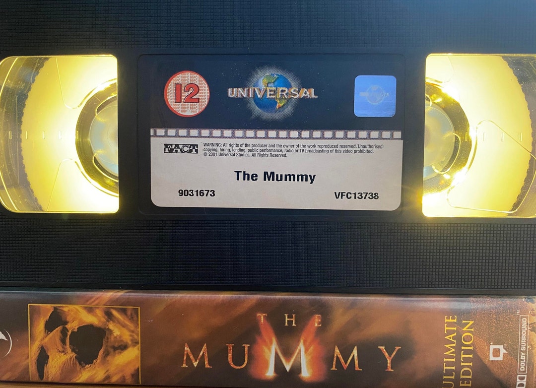 The Mummy VHS Videotape Light W/original Box - Etsy