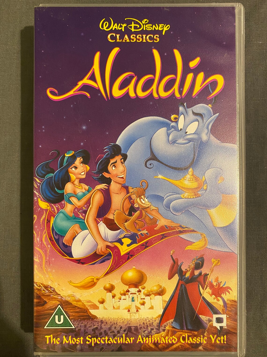 Aladdin VHS Videotape Light W/ Original Box Novelty Gift - Etsy UK