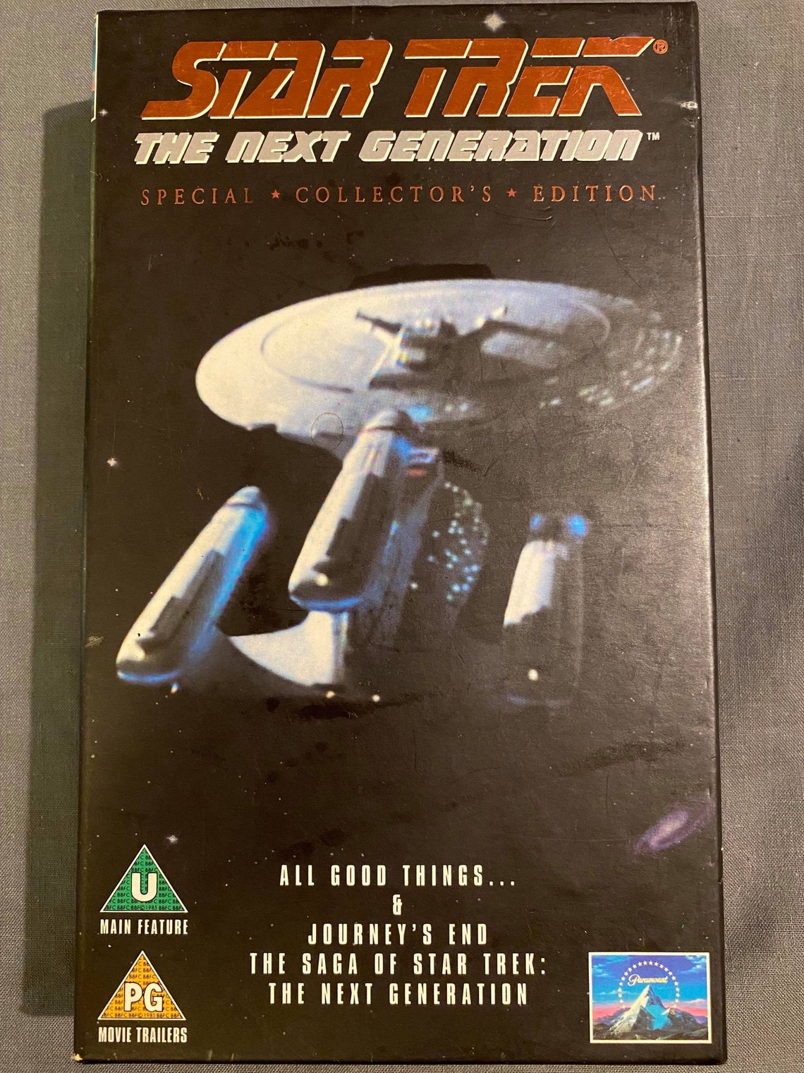 Star Trek Next Generation VHS Video Tape Light W/ Original Box and ...